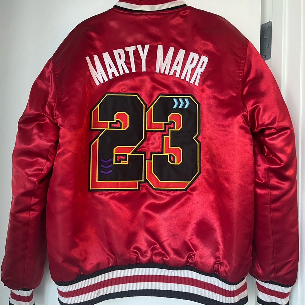 Martin Marty Marr Red Varsity Jacket - Gem